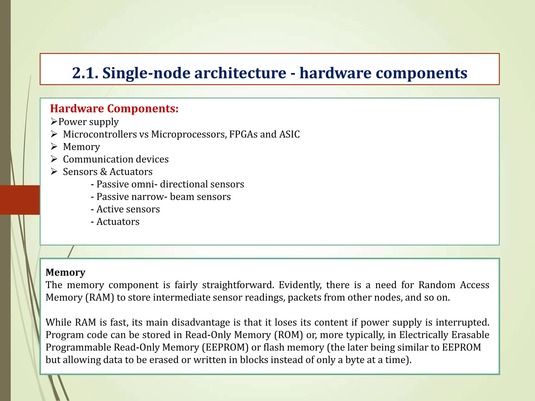sensor networks unit wise 4 ppt units ppt | PPT