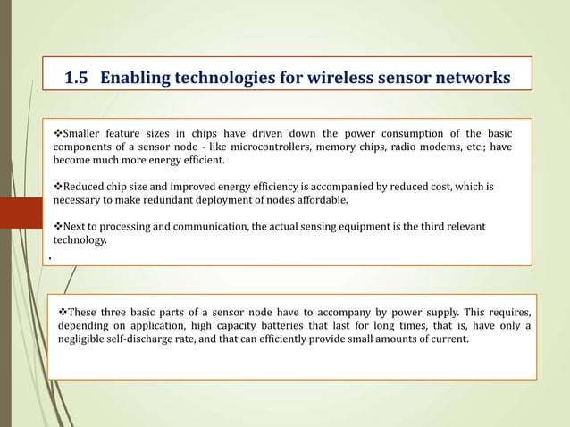 sensor networks unit wise 4 ppt units ppt | PPT