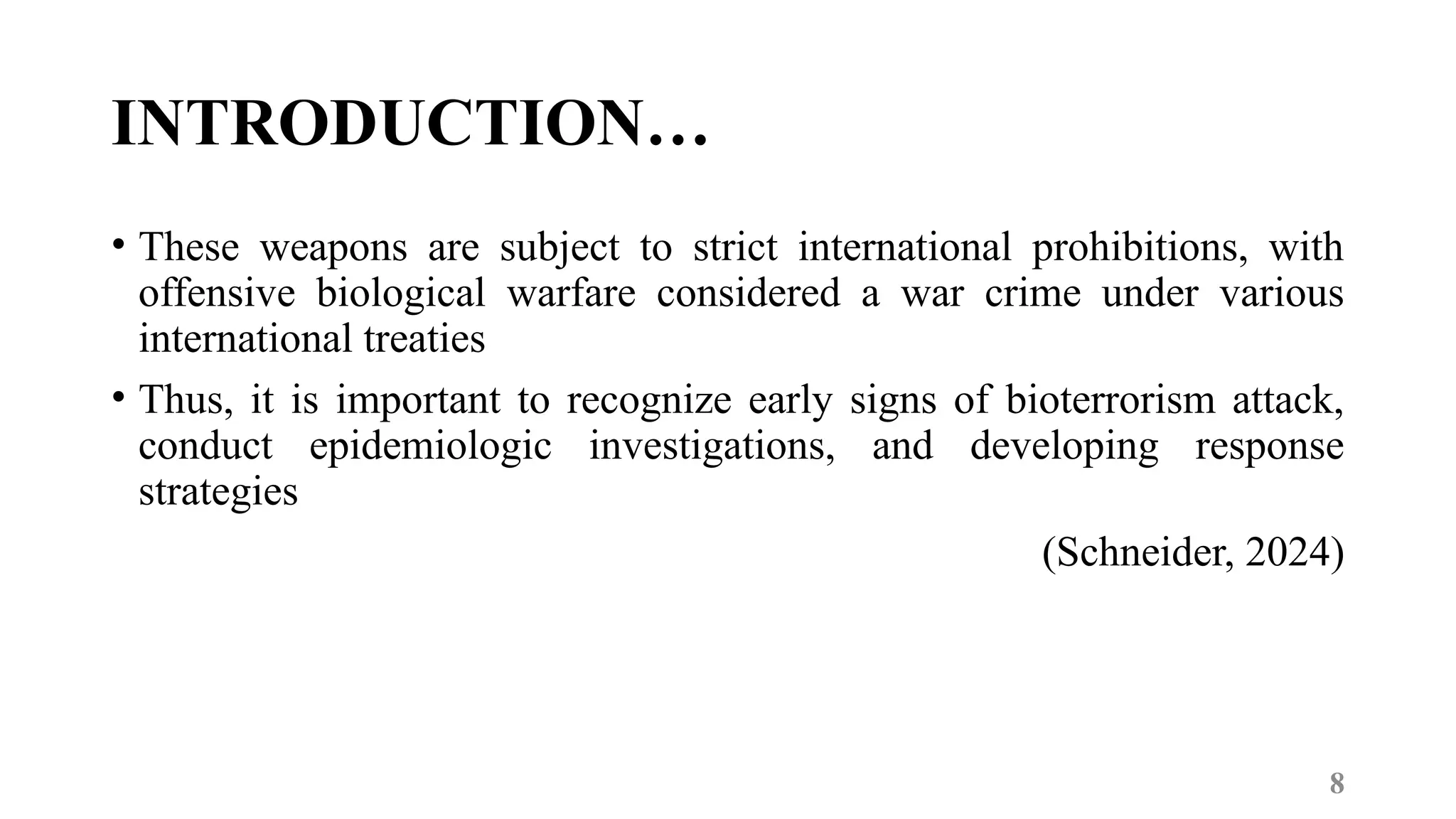 CATEGORIES OF BIOTERRORISM AGENTS....pptx
