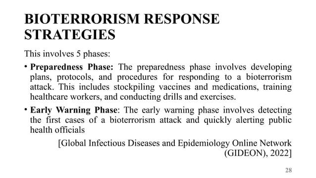 CATEGORIES OF BIOTERRORISM AGENTS....pptx