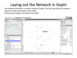Social Network Analysis Using Gephi | PPTX