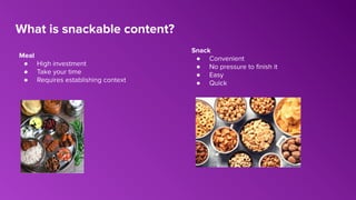 Spark Digital: Snackable Content | PPT