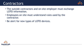SnackCraft LOTO Authorized Training.pptx