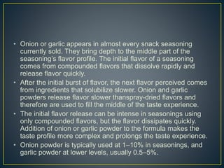 Snack Food Seasonings and Its Importance.pptx