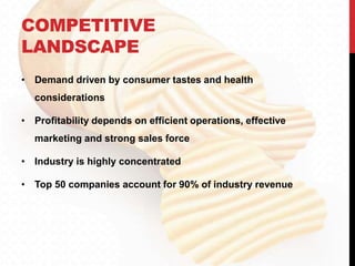 Snack foods manufacturing | PPTX
