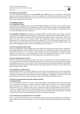 Snacking and its effect on nutritional status of adolescents in two | PDF