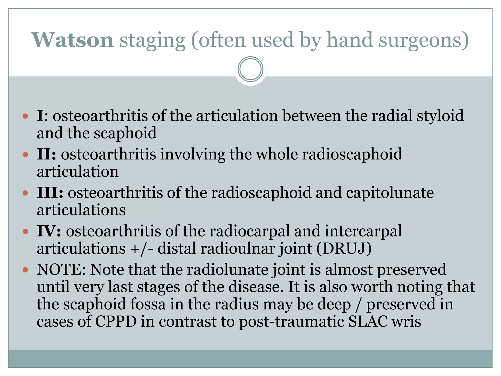 SLAC & SNAC WRIST | PPTX