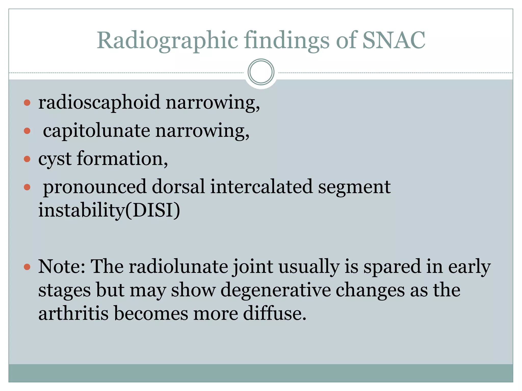 SLAC & SNAC WRIST | PPTX