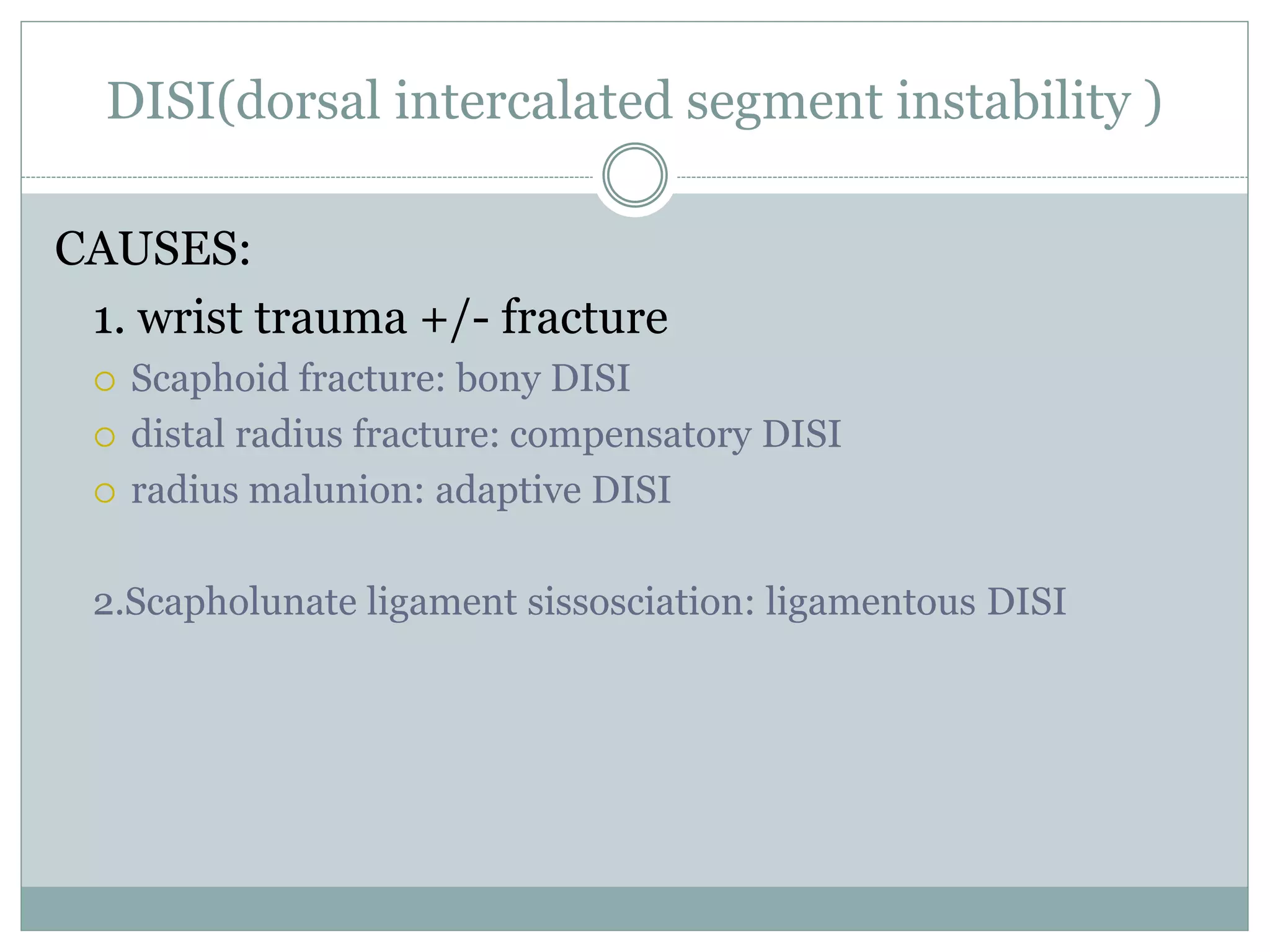 SLAC & SNAC WRIST | PPTX