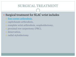 SLAC & SNAC WRIST | PPTX