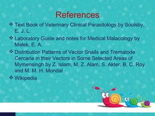 Snail vector of trematode | PPT