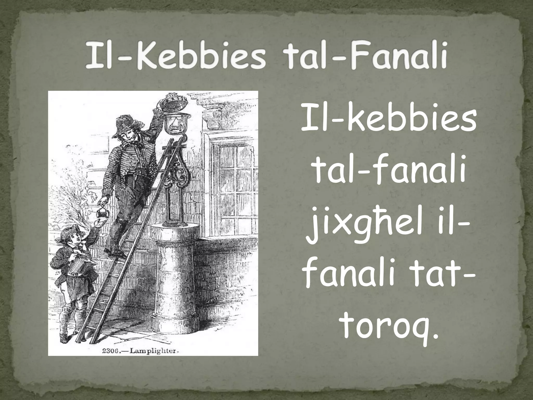 Snajja’ u xogħlijiet tradizzjonali | PPT