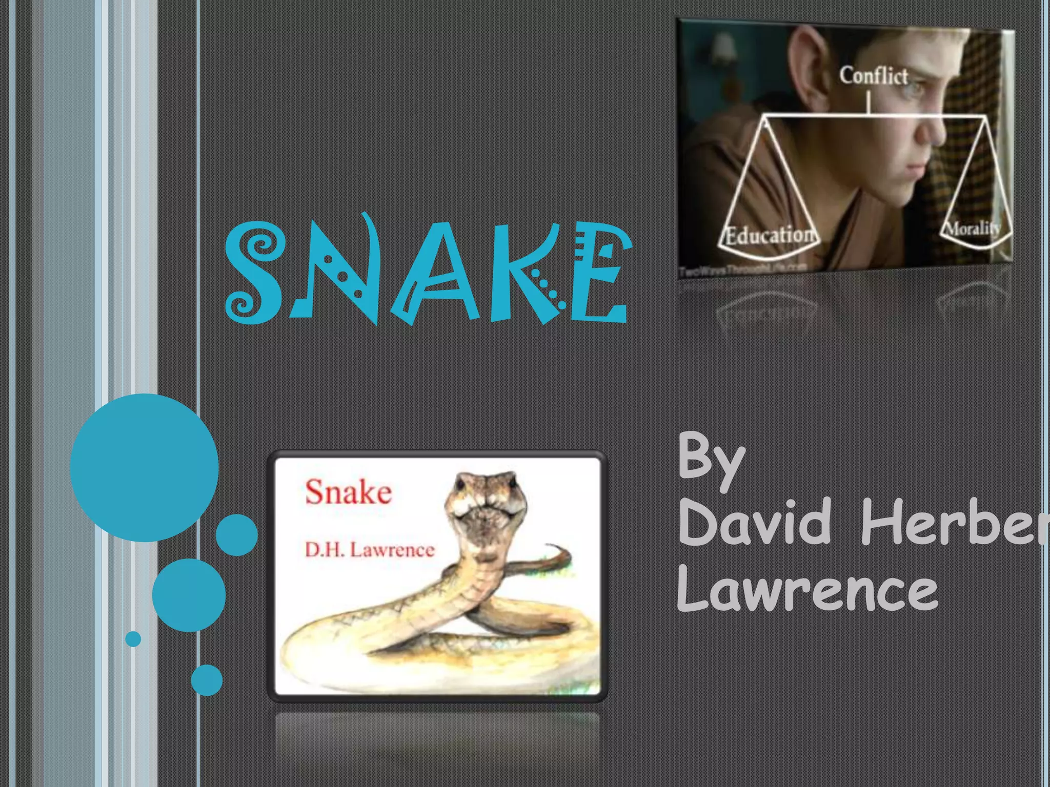Snake by D.H. Lawrence | PPTX