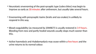 Comprehensive Guide to Snake Bite Identification and Management | PPTX