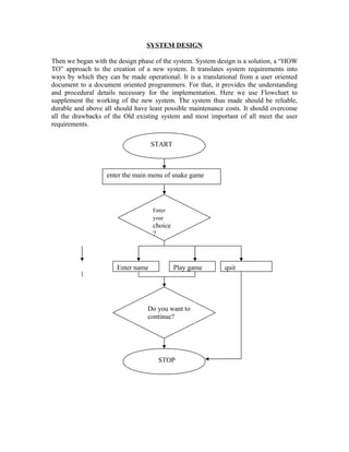 Snake game implementation in c | PDF