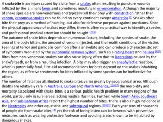 Snake bite!!! | PPTX