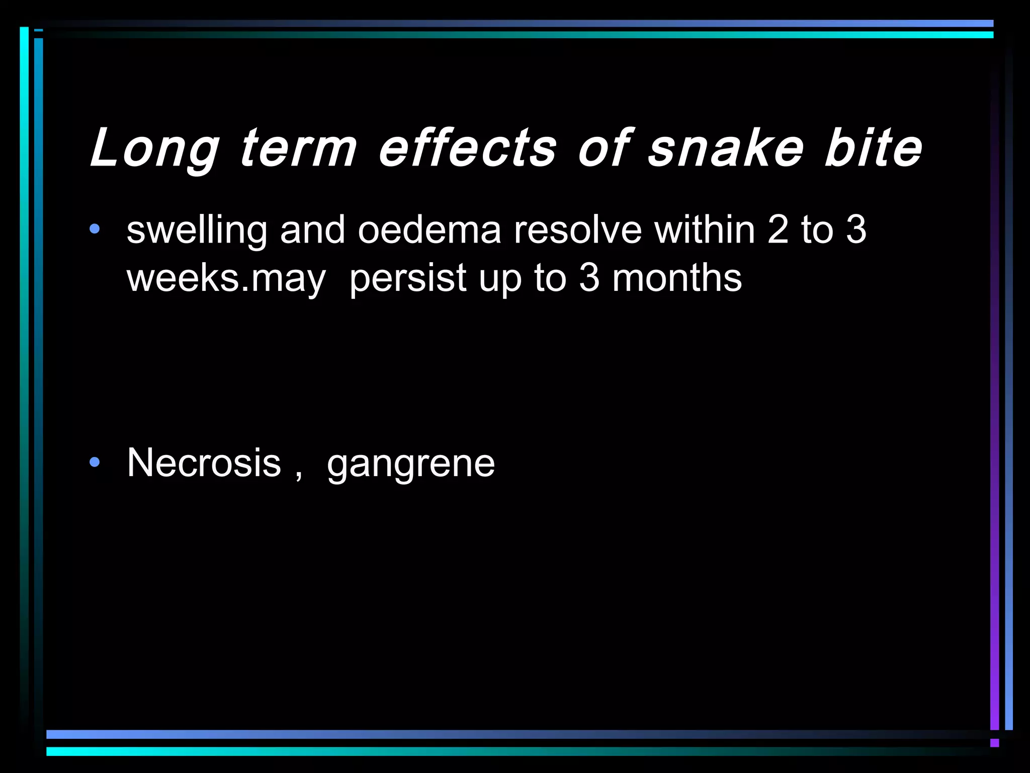 Snakebite | PPT
