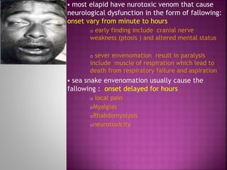 Snake bite | PPTX
