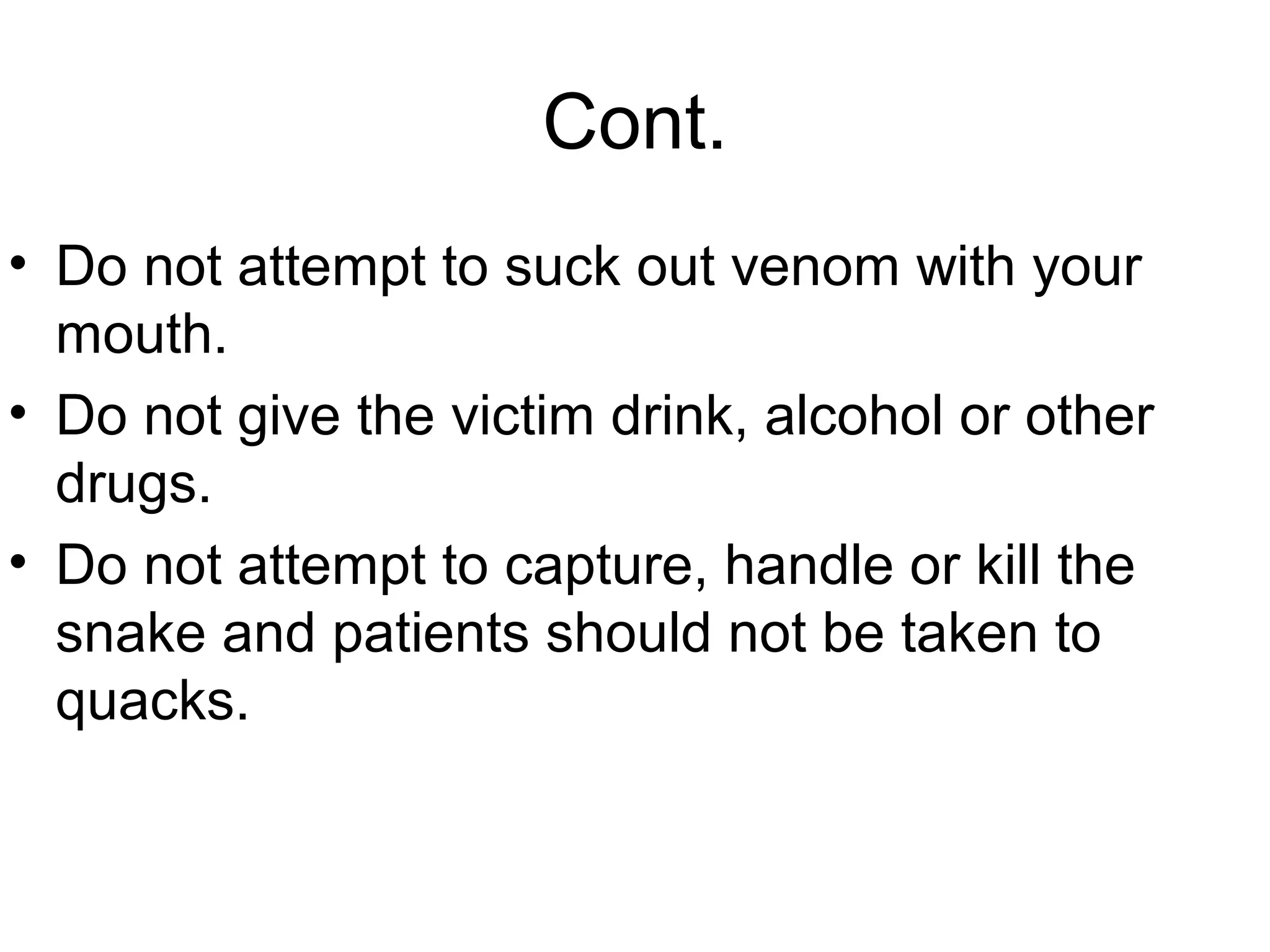 Snake bite in pediatrics | PPT