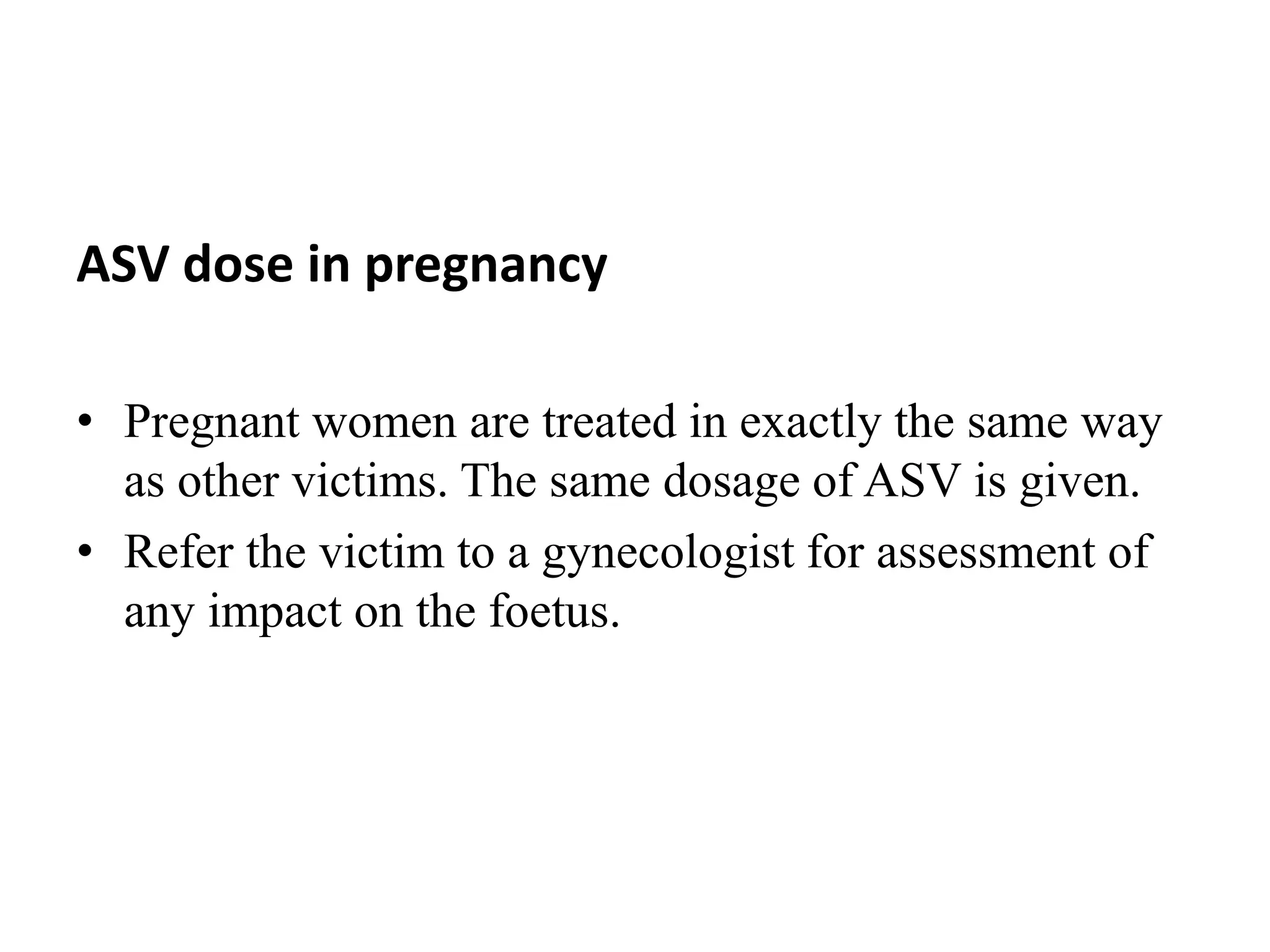 Snake bite - ASV Protocols and Management - Antisnake Venom | PPTX