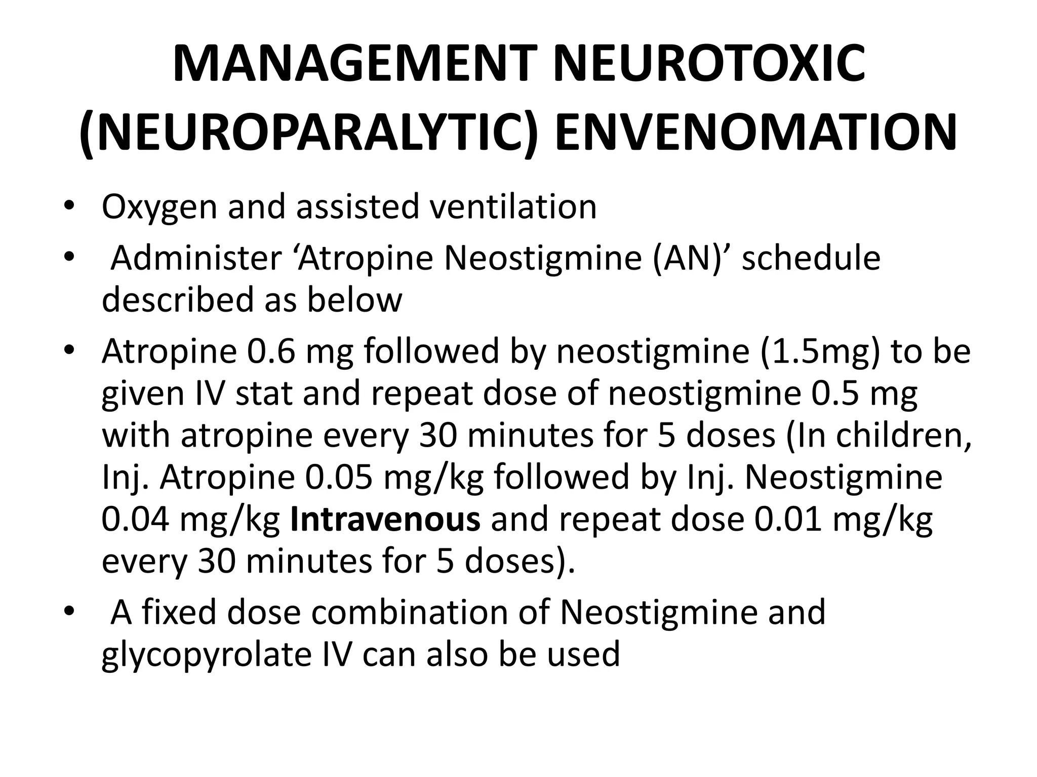 Snake bite - ASV Protocols and Management - Antisnake Venom | PPTX
