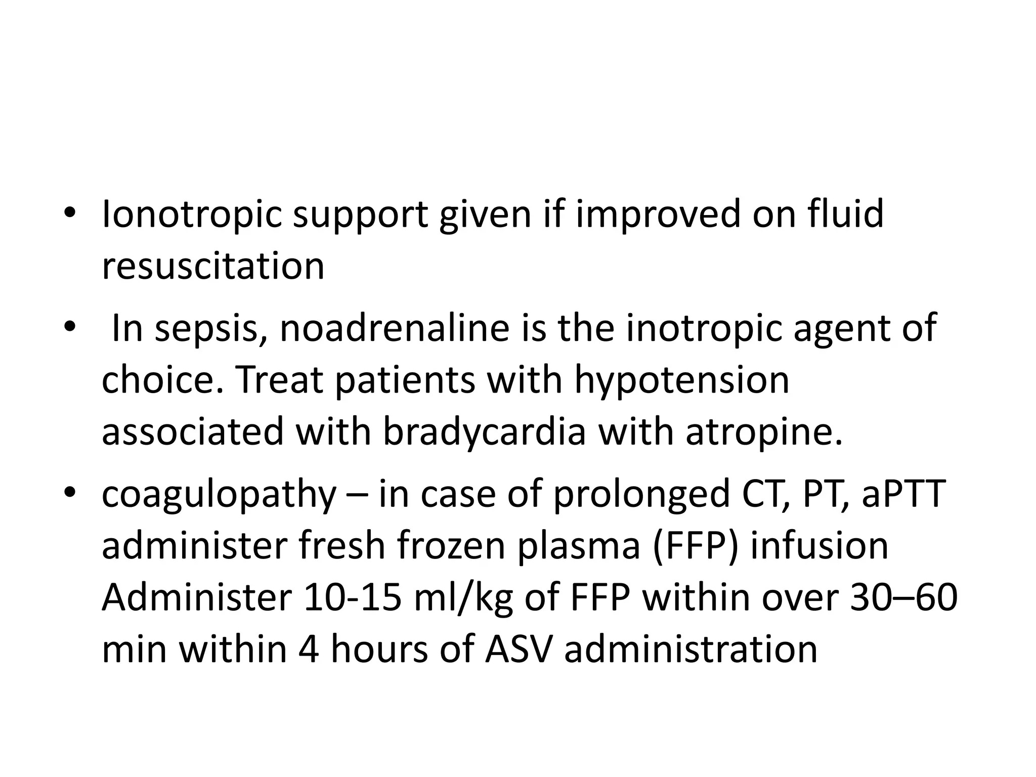 Snake bite - ASV Protocols and Management - Antisnake Venom | PPTX