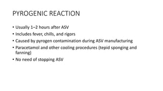 SNAKEBITE.pptx | First Aid | Injuries