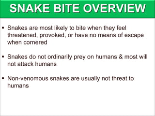 "Venomous Encounters: Understanding the Physiology, Treatment, and ...