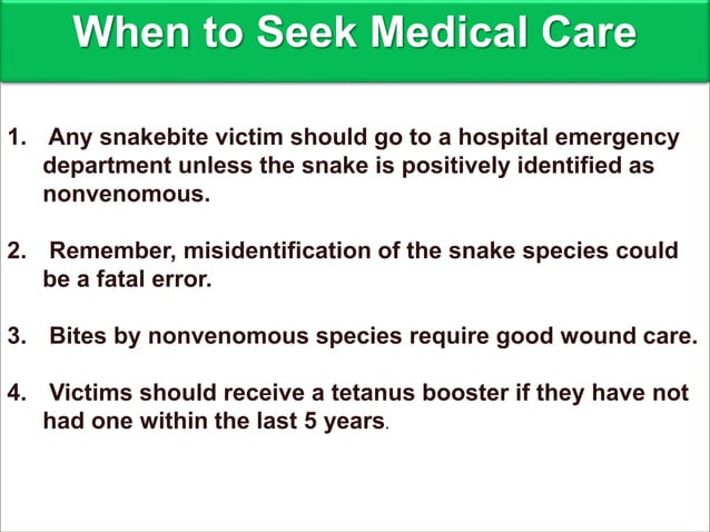 "Venomous Encounters: Understanding the Physiology, Treatment, and ...