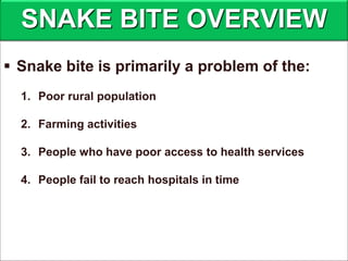 "Venomous Encounters: Understanding the Physiology, Treatment, and ...