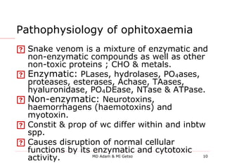 A slide in the management SNAKE BITE.pdf