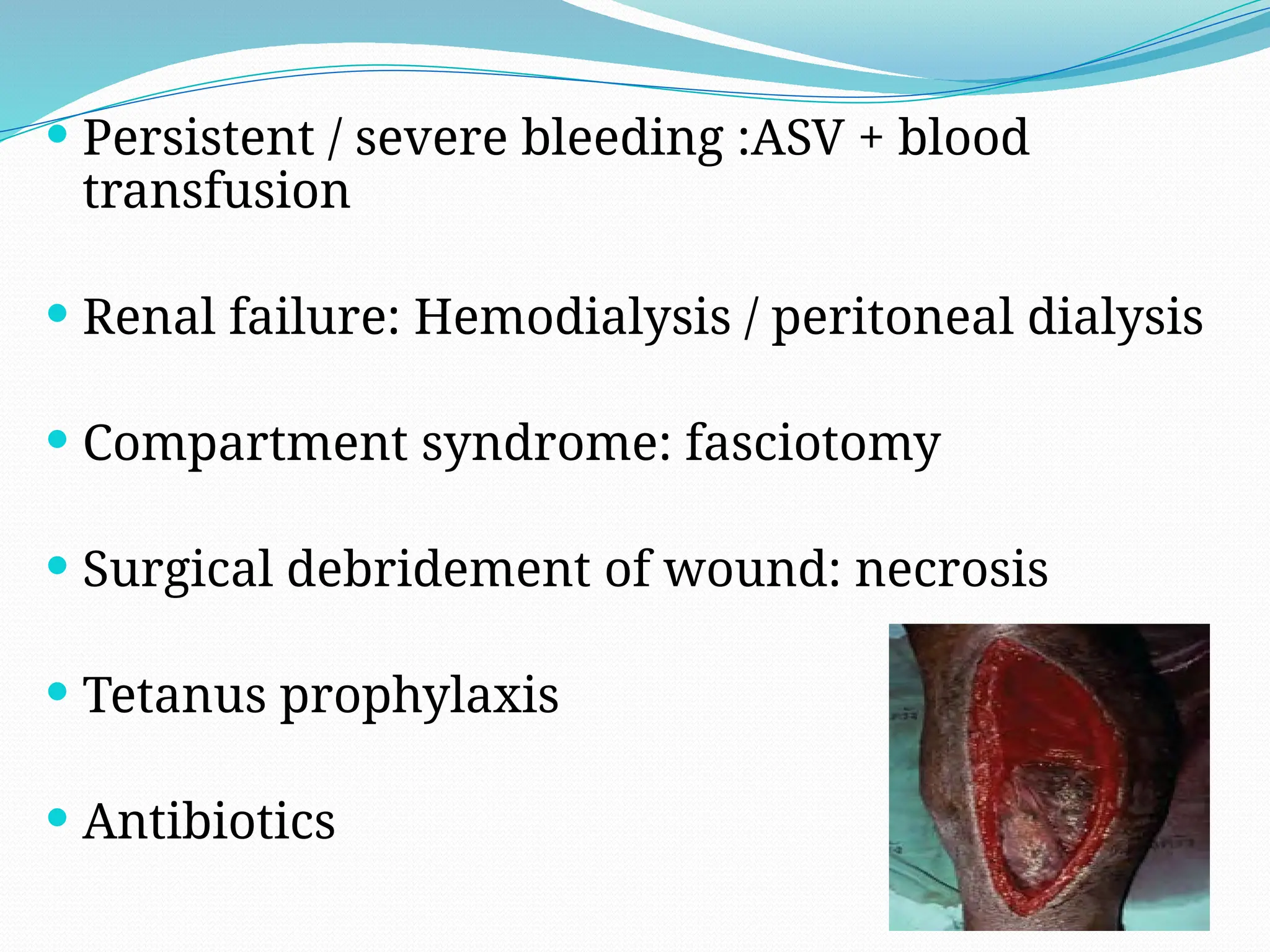 snake bite, Detection,first aid and treatment | PPTX