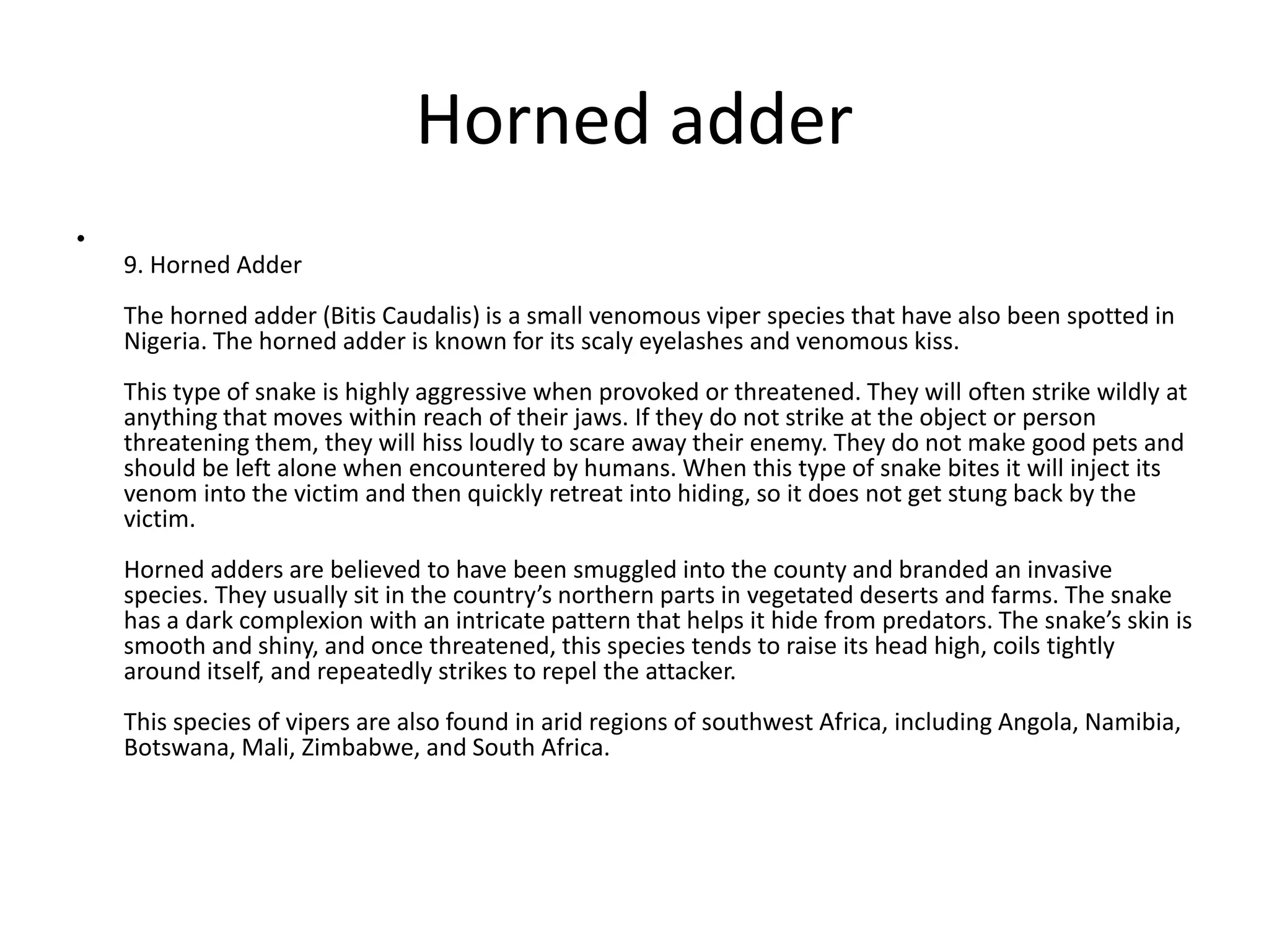 The Management of Snake bite - Copy.pptx