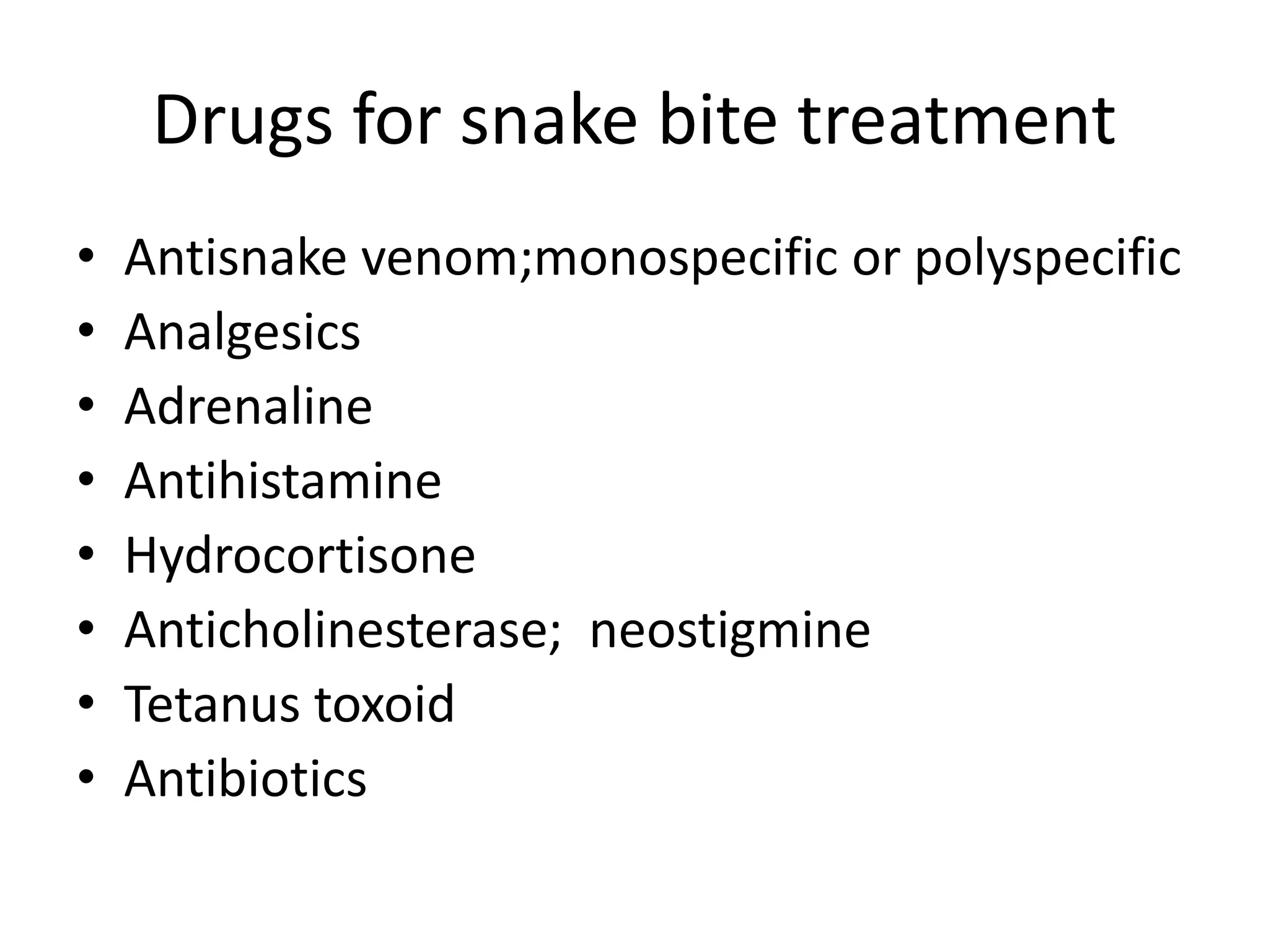 The Management of Snake bite - Copy.pptx