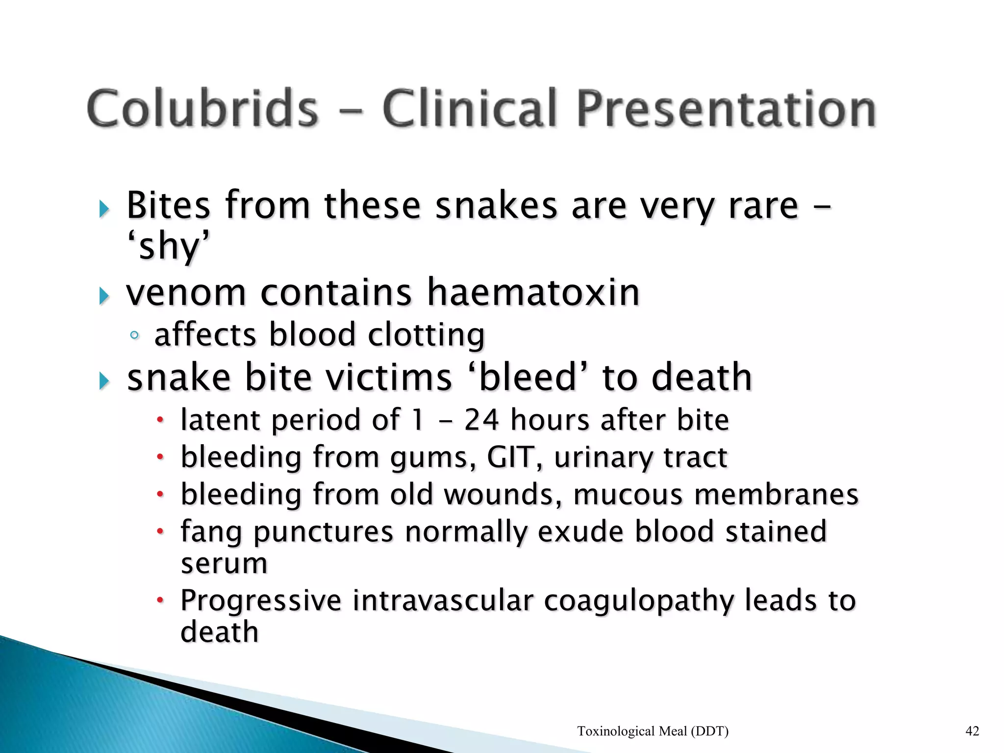 Snakebite in Zimbabwe: Venomous Snakes and Management | PPTX