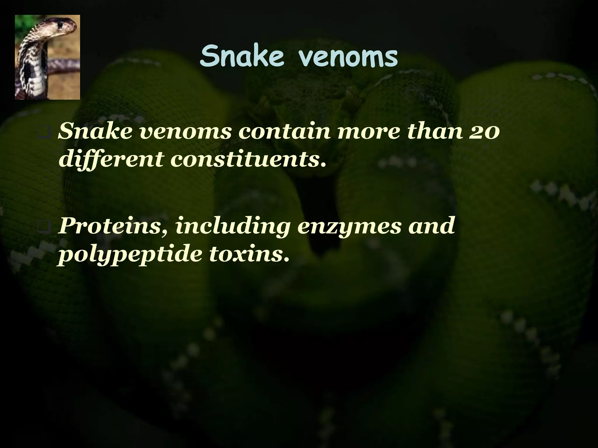 Snake bite and its management- Mayank Kumar Dubey (Forensic/DNA Expert ...