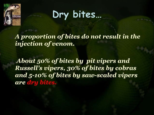 Snake bite and its management- Mayank Kumar Dubey (Forensic/DNA Expert ...
