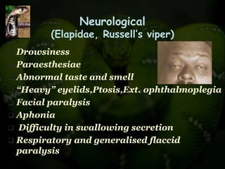 Snake bite and its management- Mayank Kumar Dubey (Forensic/DNA Expert ...