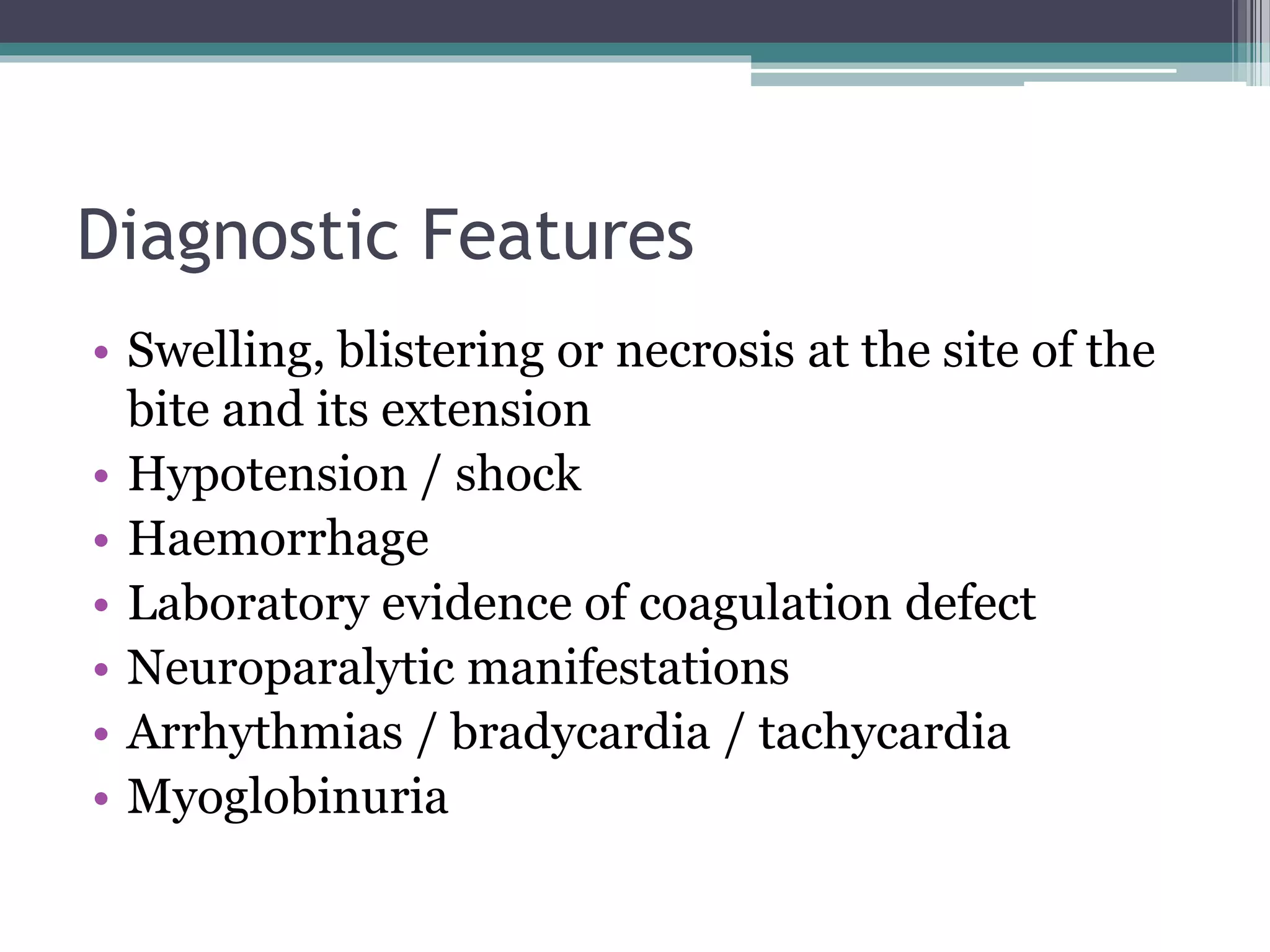 Snake bite management | PPTX