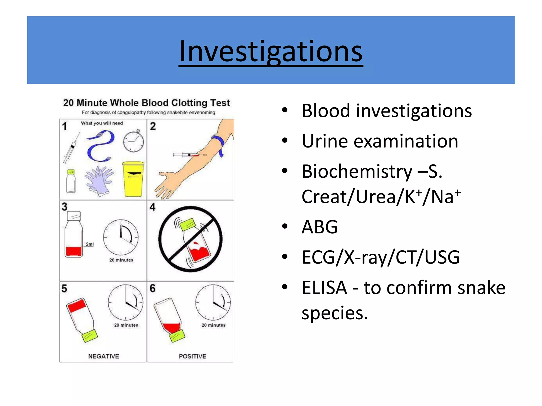 Snake bite management in India | PPTX