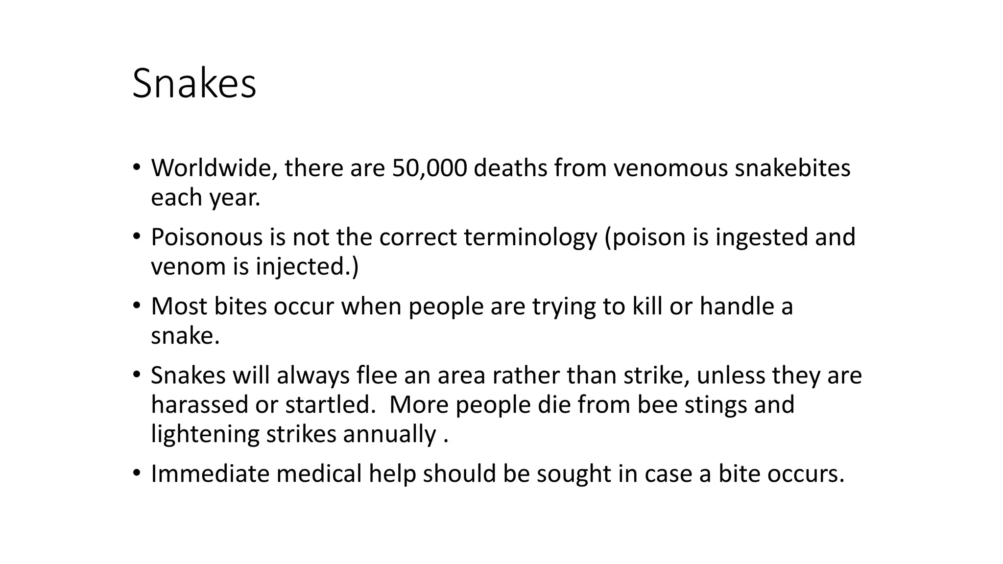 Snake Bite Management.pptx | Blood Disorders | Diseases and Conditions