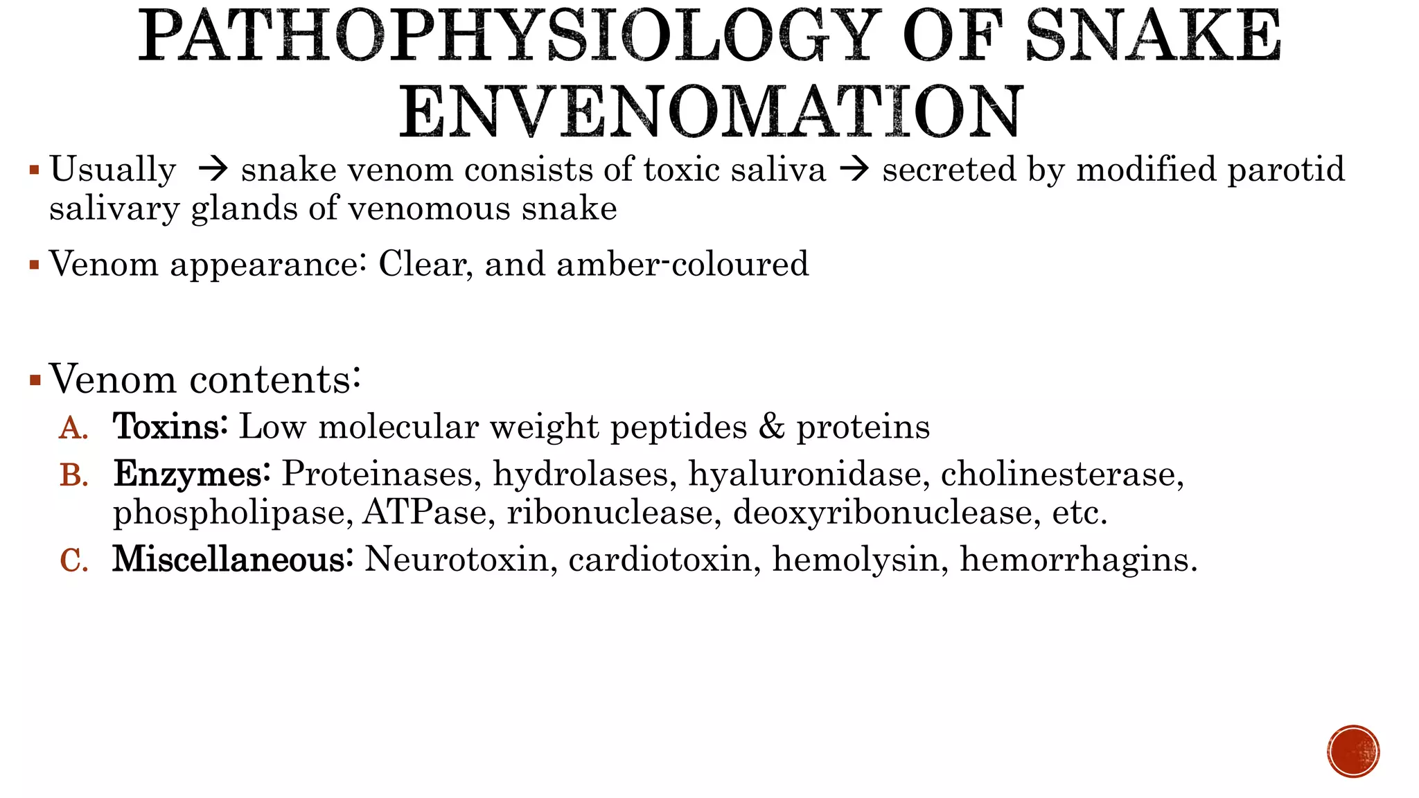 Snake bite poisoning and its treatment by RxVichuZ! | PPTX