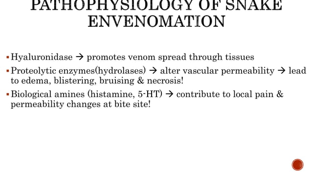Snake bite poisoning and its treatment by RxVichuZ! | PPTX