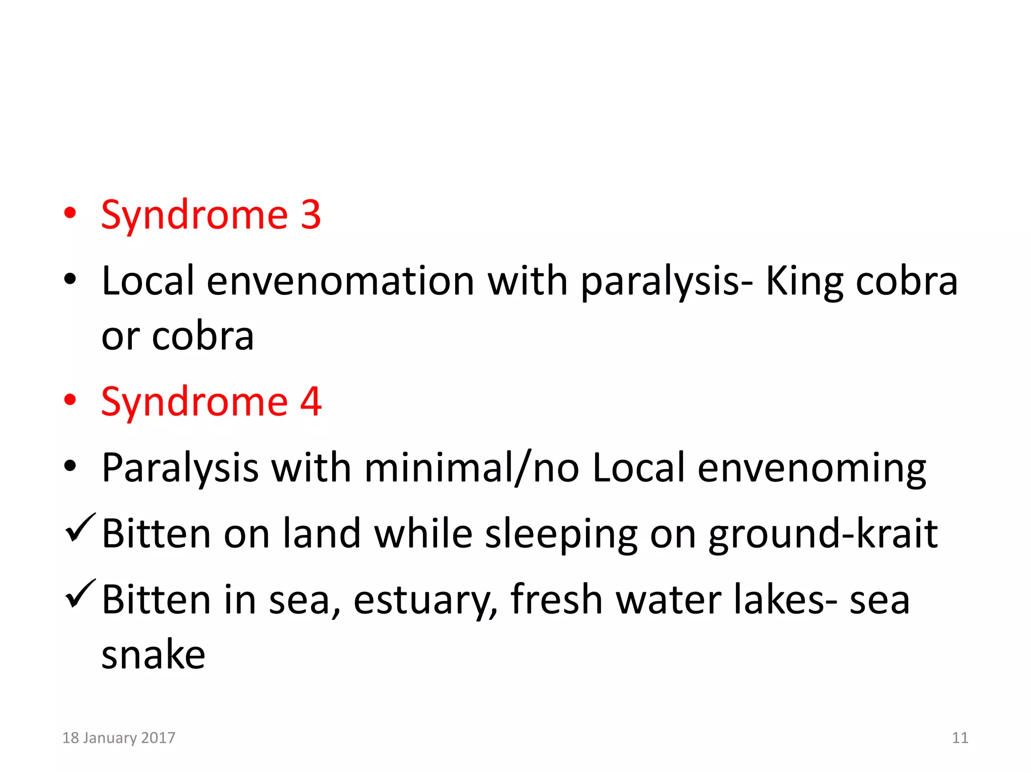 Snake bite protocol | PPT