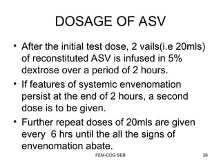 SNAKE BITES- latest-1.ppt tx 2024. | PPT