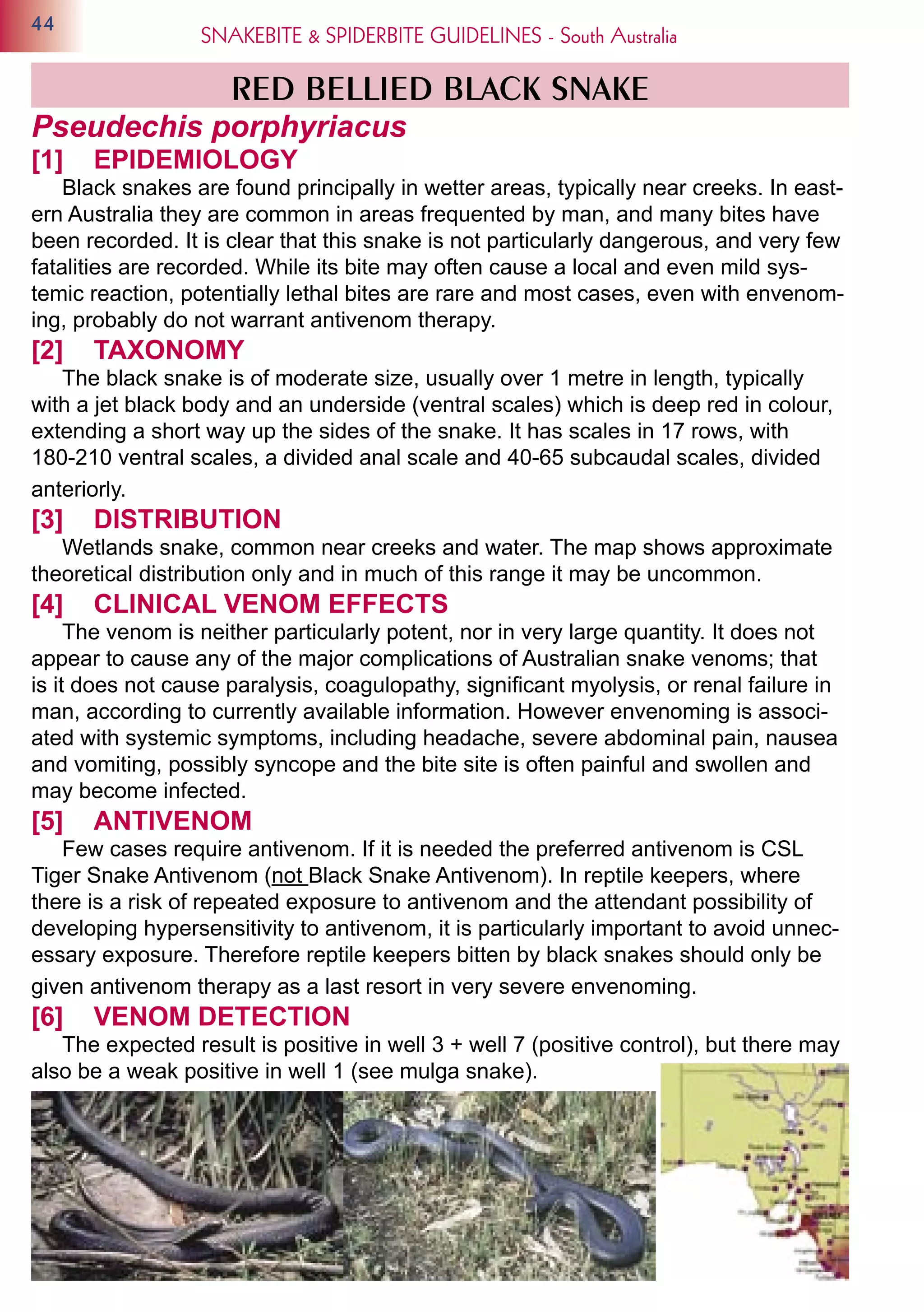 Snakebite spiderbiteguidelinessa sa-health08(1) | PDF