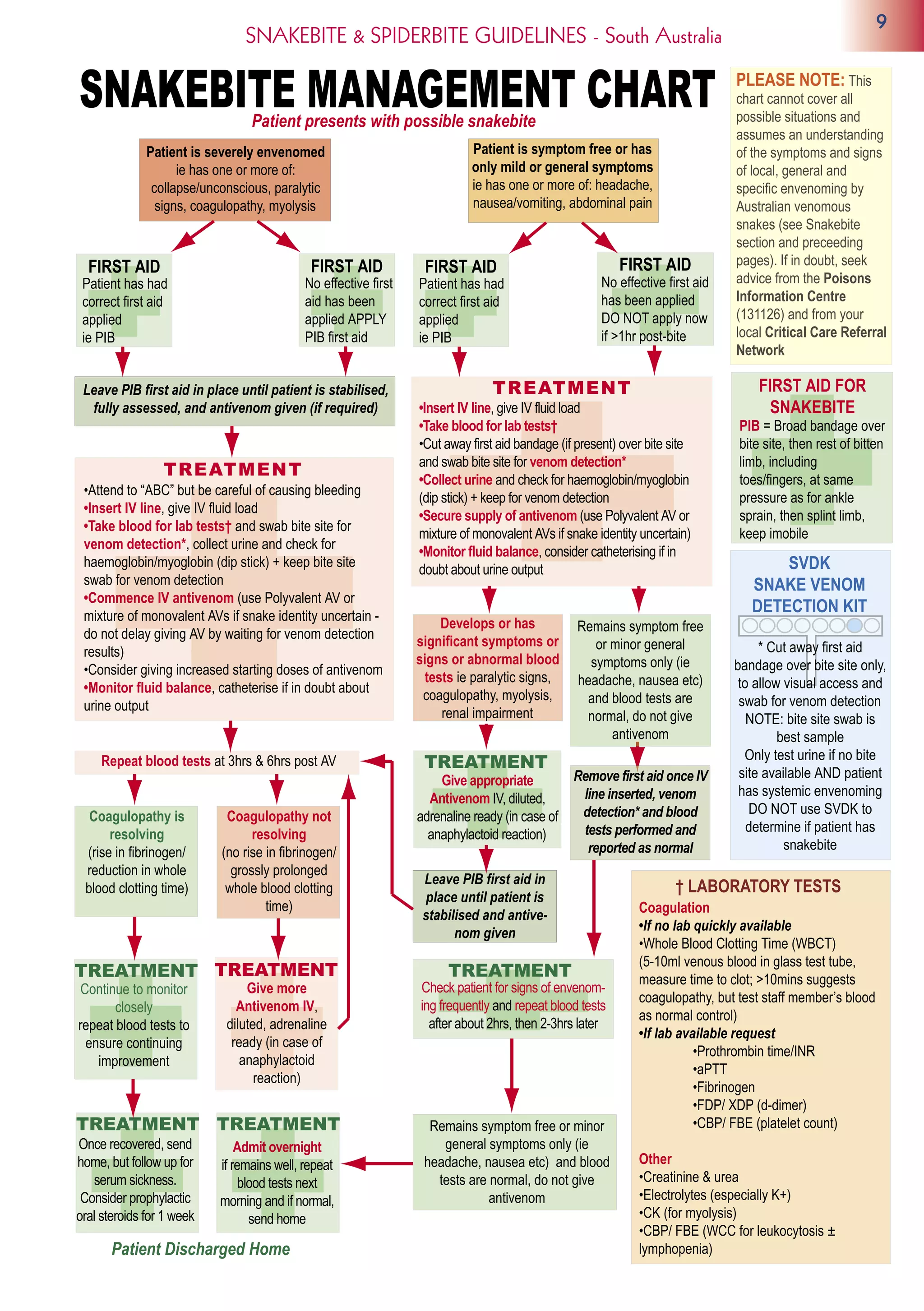 Snakebite spiderbiteguidelinessa sa-health08(1) | PDF