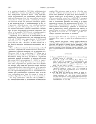 Snake Bite Treatment | PDF