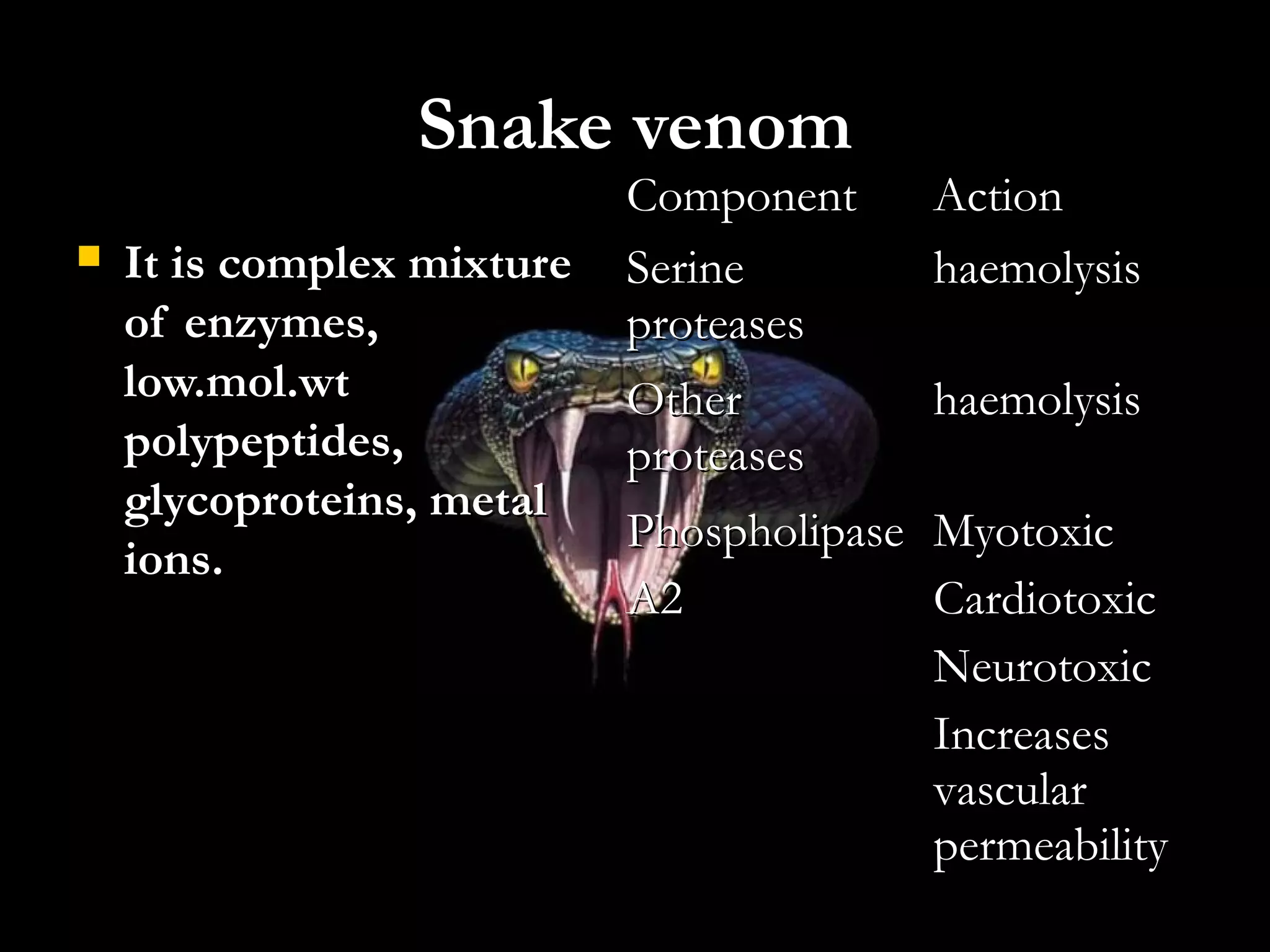 Snake bite and its management | PPT