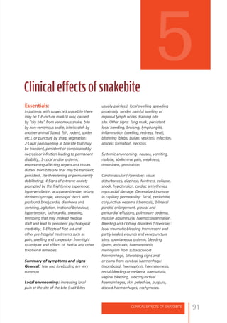 Snake bite who guidelines | PDF